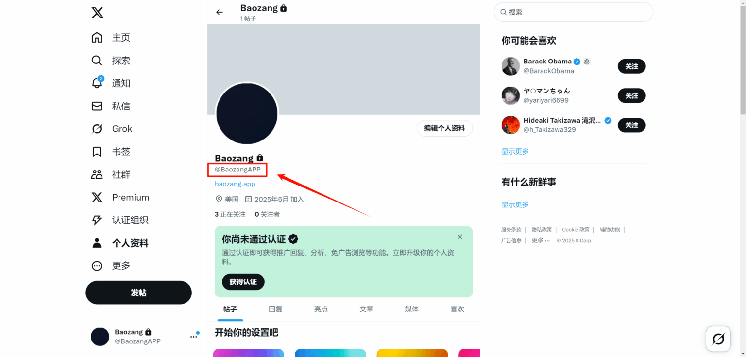 [2025] X/Twitter 推特用户名忘了、验证总是显示错误怎么办？6种方法带你找回用户名 – 宝藏APP导航